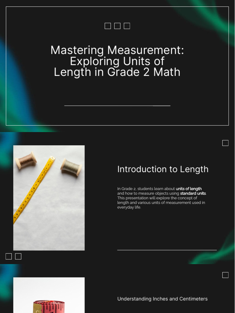 Mastering Measurement: Exploring Units of Length in Grade 2 Math | PDF