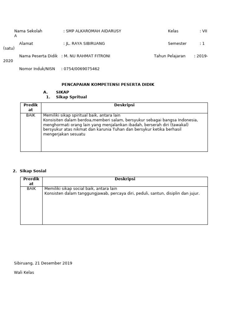 M. NUR Rahmat Fitroni | PDF