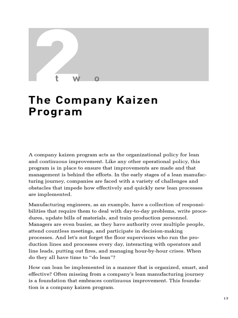 05 Kaizen and Kaizen Event Implementation - Ortiz, Chris A - Prentice ...