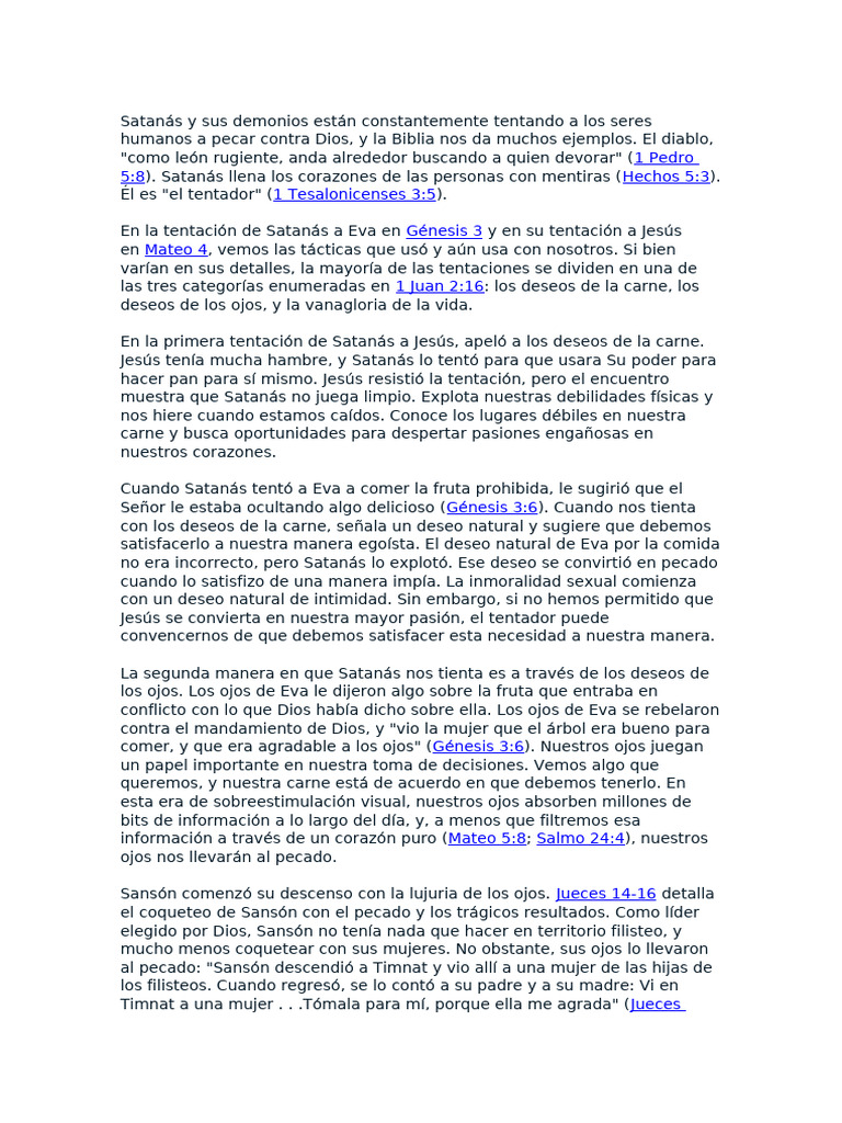 Satanás y Sus Demonios | PDF | Satán | Víspera