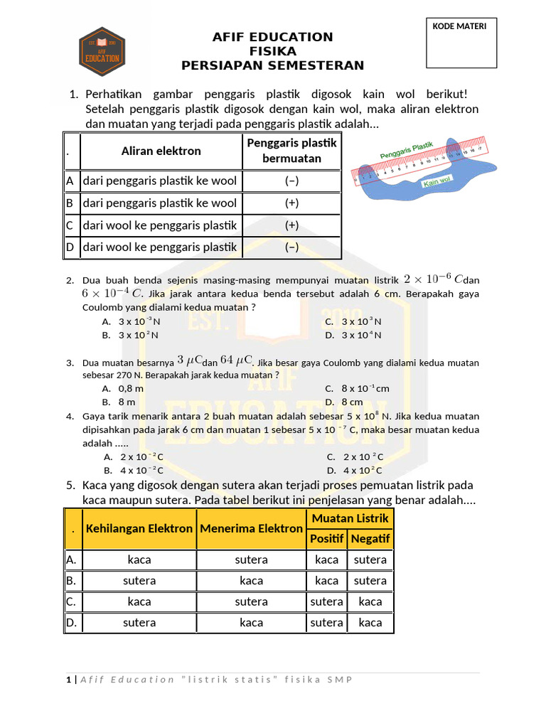 Listrik Statis Part 2 | PDF