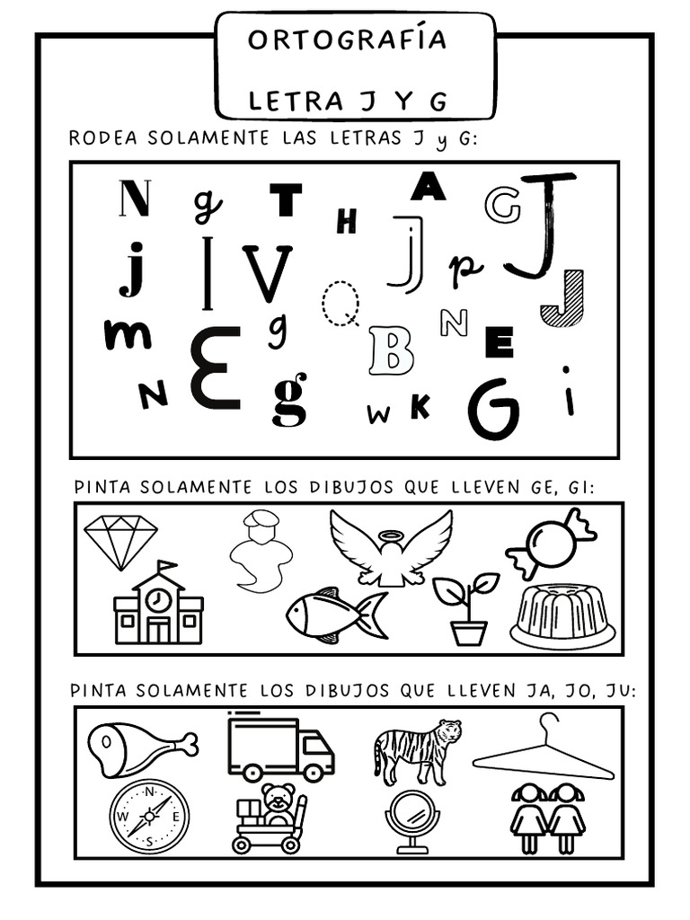 Diferencia Entre La Letra “J” Y La Letra “G” – PQERB