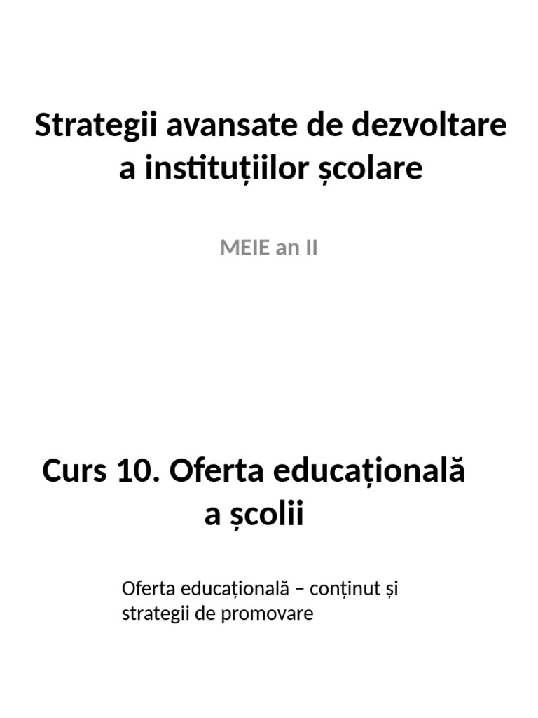 CURS 10 Management Institutional | PDF