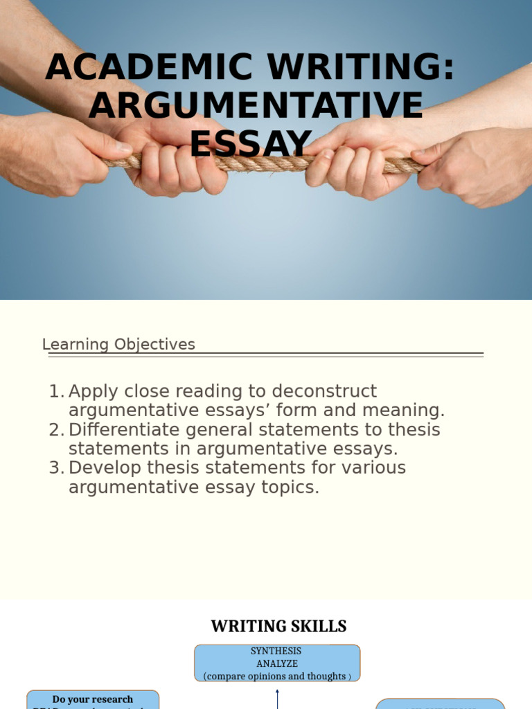 Argumentative Essay Outline | PDF | Essays | Language Arts & Discipline