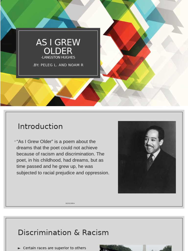As I Grew Older | PDF