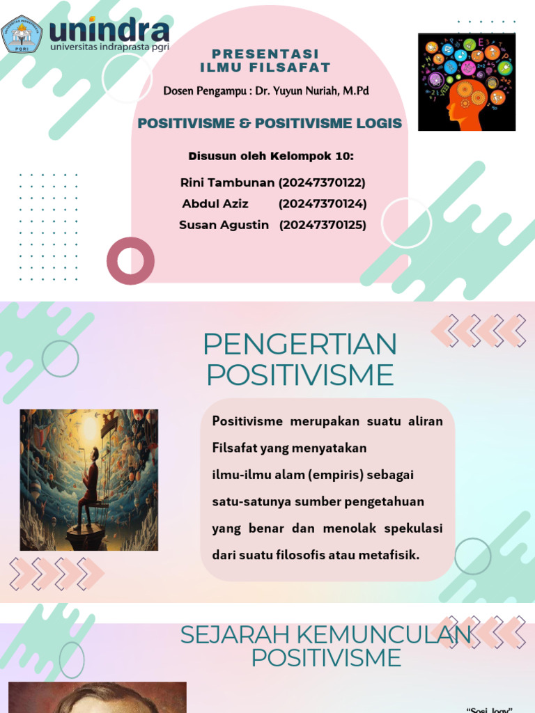 Positivisme Dan Positivisme Logis | PDF