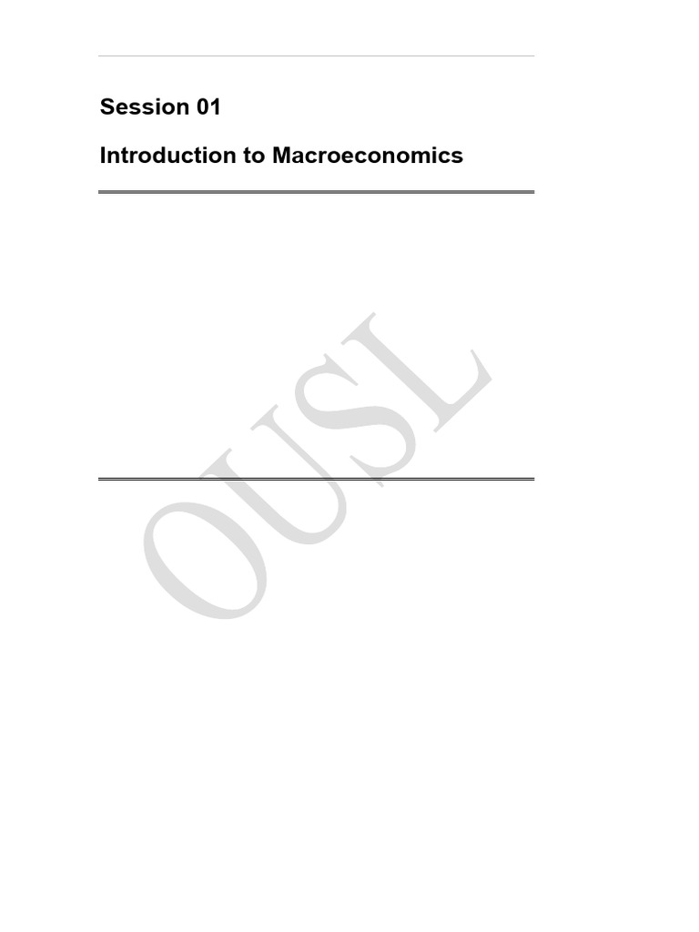 Unit 1 Session 1 | PDF