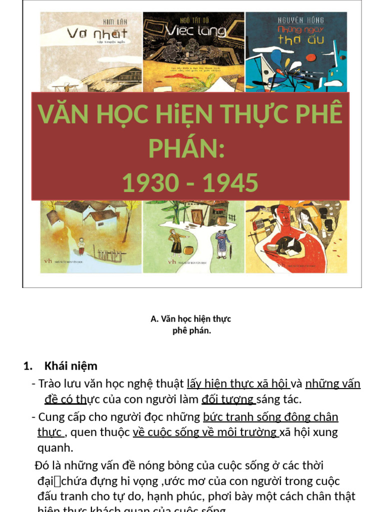 Van Hoc Hien Thuc Phe Phan 1930 1945 | PDF