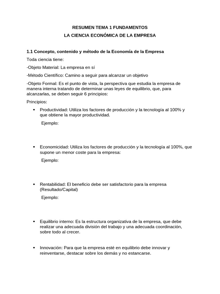 Resumen Tema 1 Fundamentos | PDF