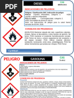 Pictograma de Diesel y Gasolina | PDF | La seguridad | Ciencias de la Salud