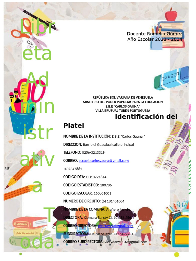 Libreta 2024 Romelia | PDF | Evaluación | Pesticida