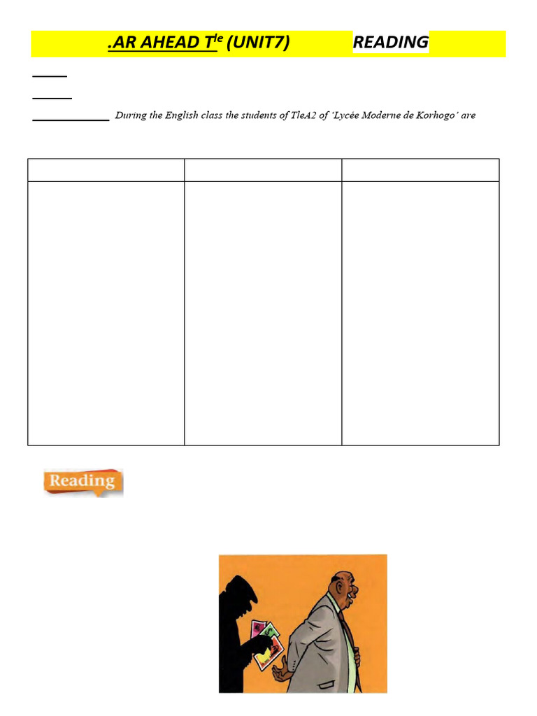 Unit 7 - International Issues - Reading | PDF