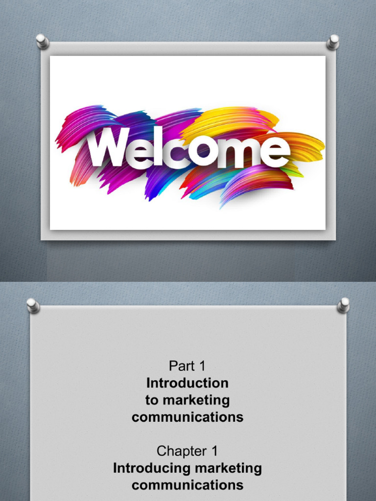Introducing Marketing Communications | PDF