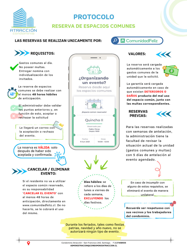 2 Protocolo Reserva Espacios | PDF
