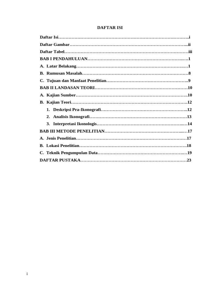 Daftar Isi | PDF
