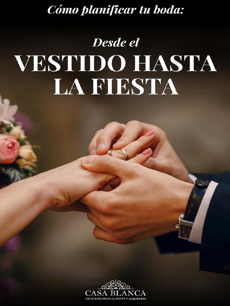 Cómo Planificar Tu Boda Desde El Vestido Hasta La Fiesta | PDF | Boda