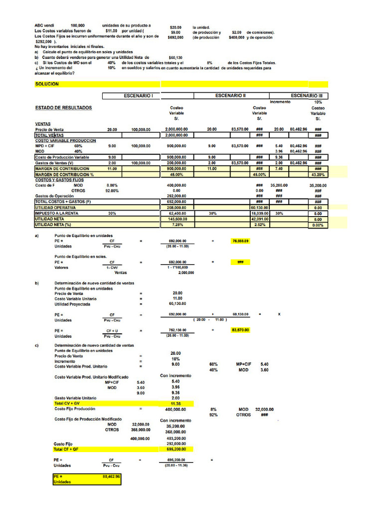 Solución Conta - Ejercicio 1 | PDF