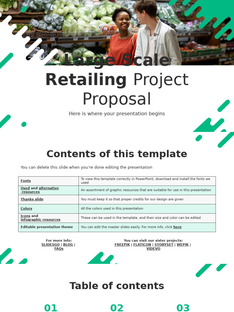 Large Scale Retailing Project Proposal by Slidesgo | PDF | Expense | Customer Relationship ...