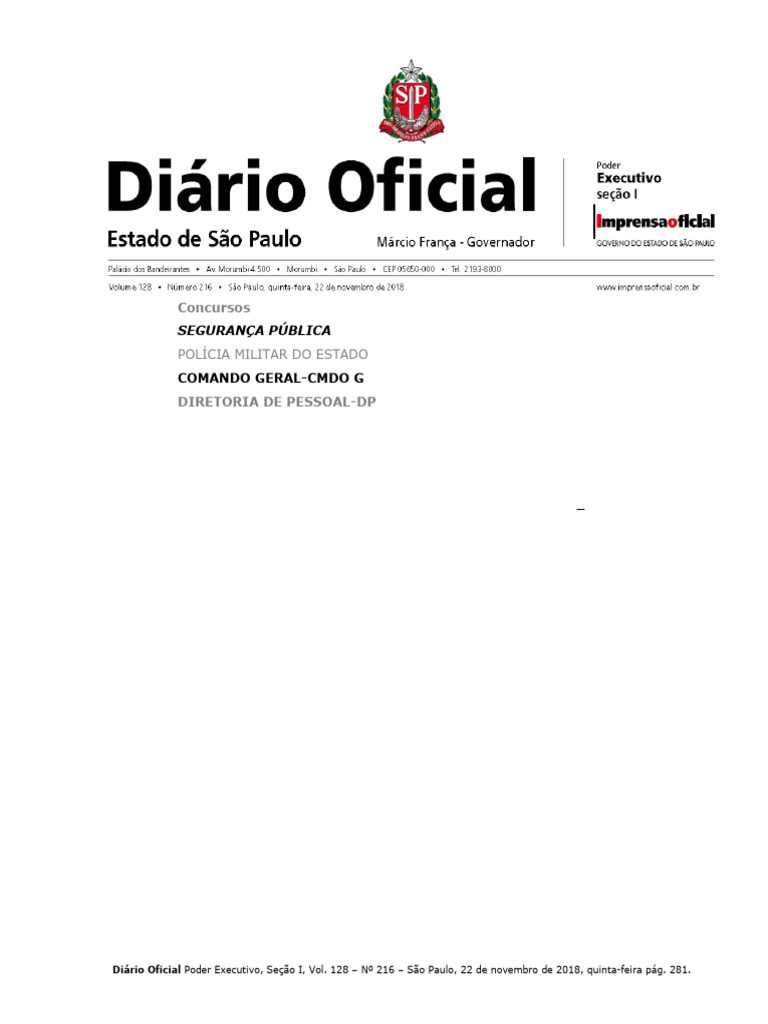 Gabarito - Barro Branco - PM-SP 2018 - Aluno Oficial | PDF