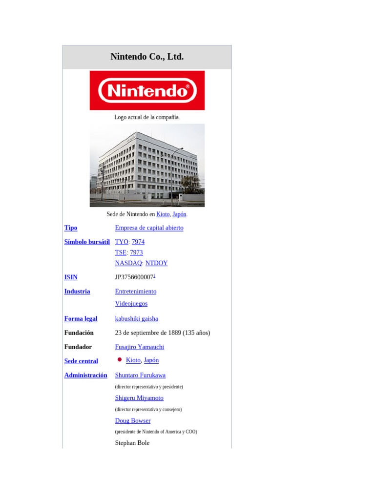 Nintendo | PDF