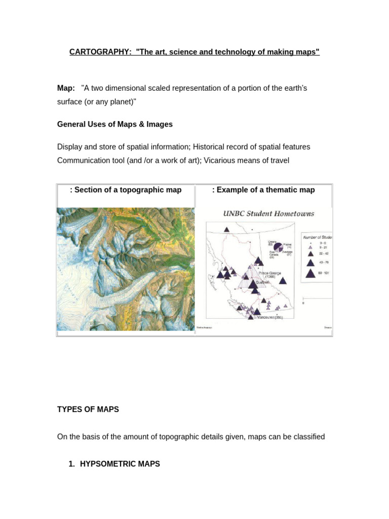 Cartography Basics | PDF