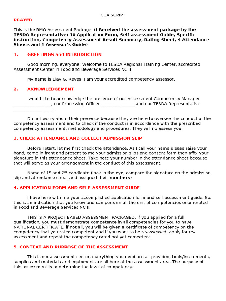 Cca Script | PDF | Career & Growth | Finance & Money Management