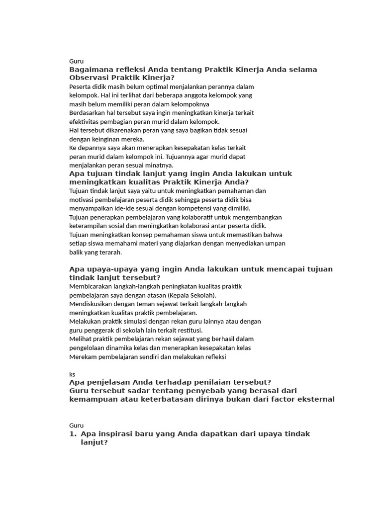 Observasi | PDF | Self-Improvement | Wellness