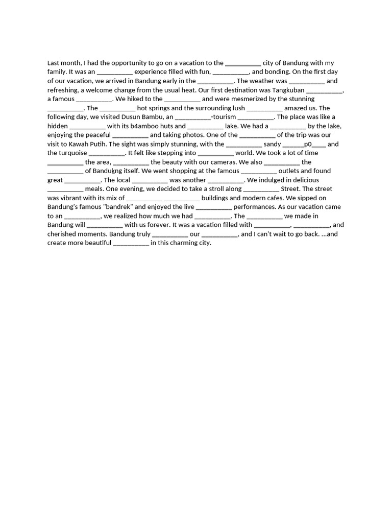 Recount Text - Listening | PDF