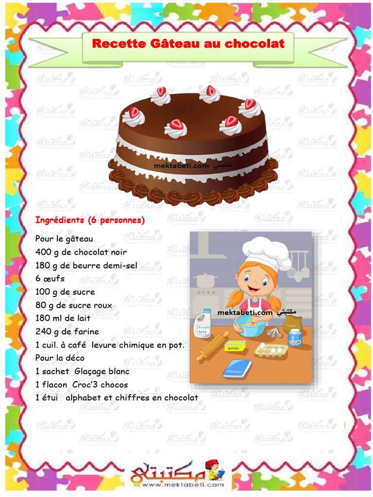 Recette Gateau Au Chocolat | PDF