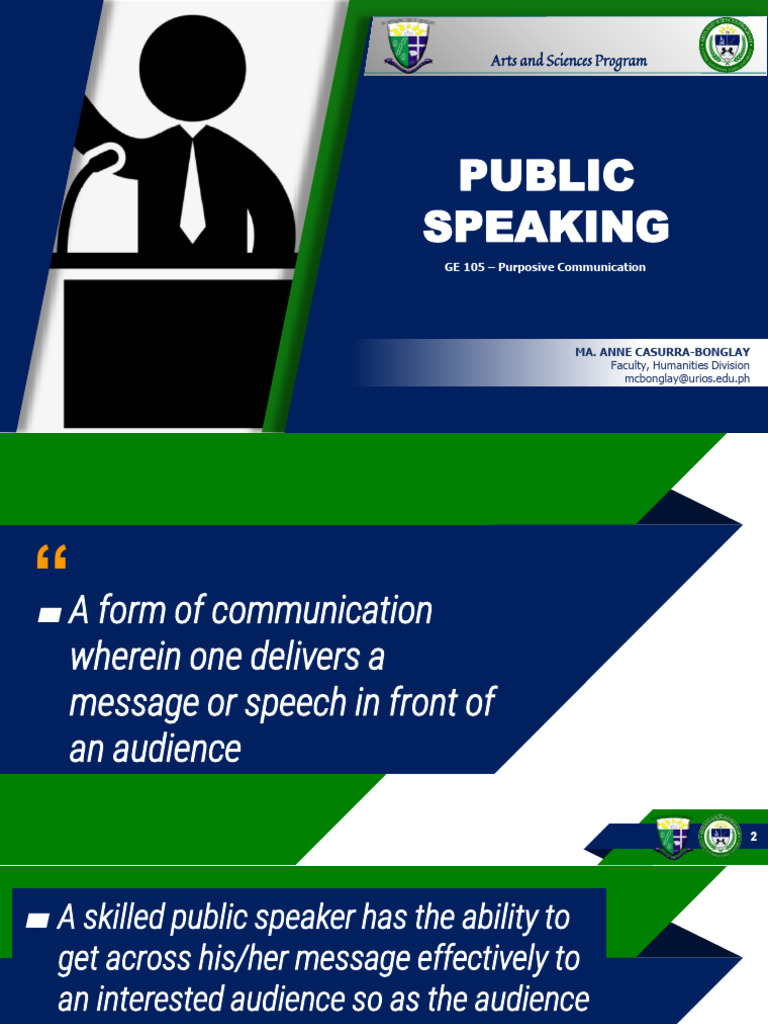 5._Public_Speaking_Elements(2) | PDF