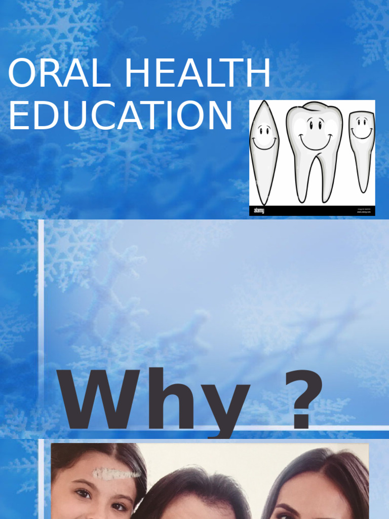 Oral Health Education | PDF