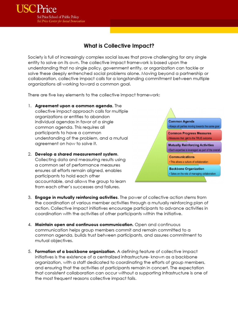 Collective Impact Handout | PDF