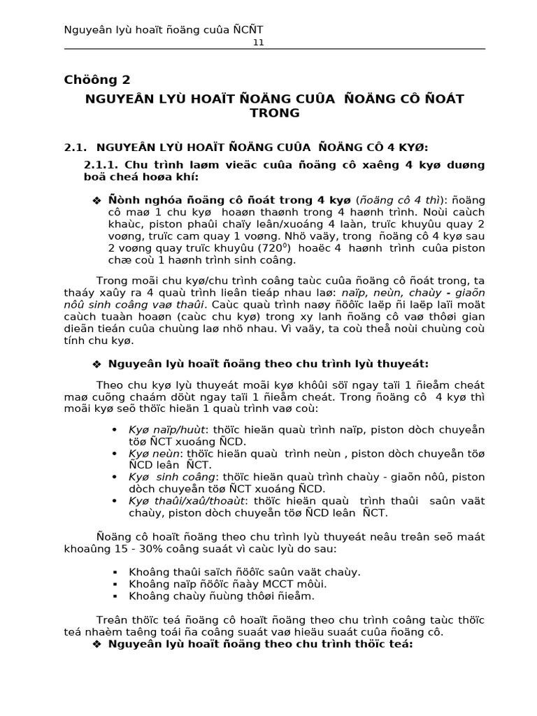 Chuong 2 - Nguyen Ly Hoat Dong Fixed | PDF