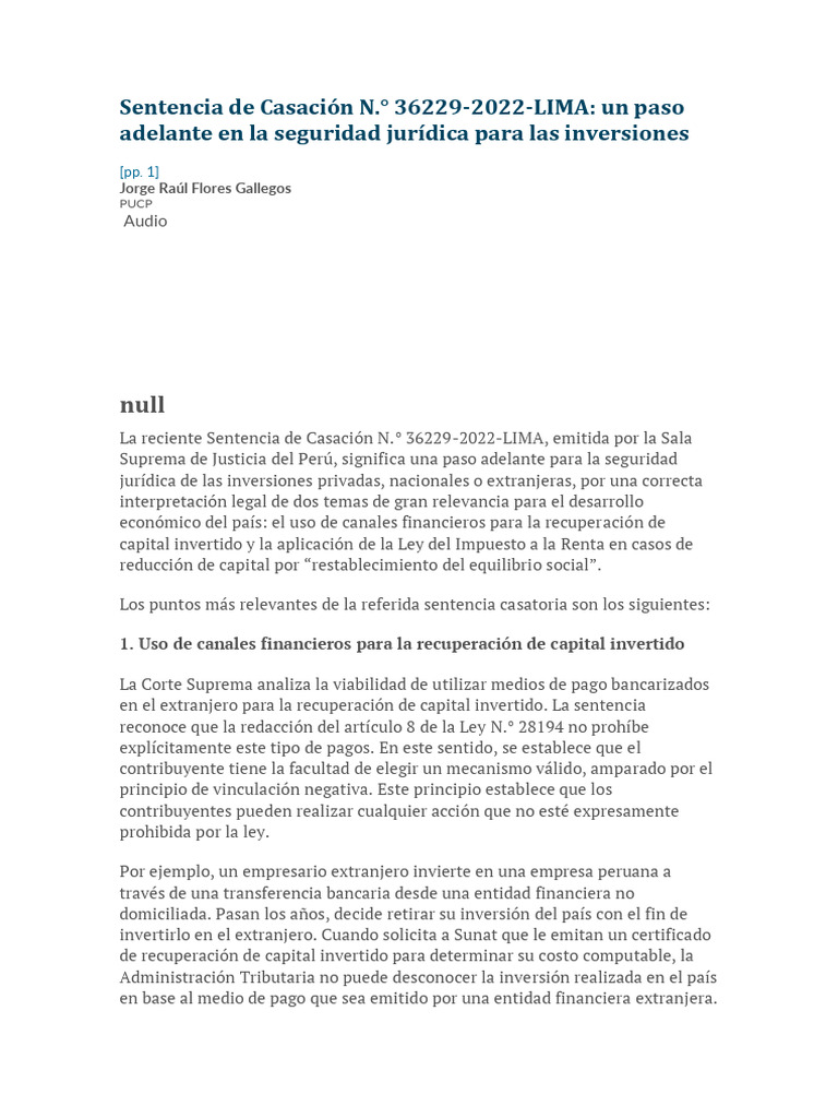 Sentencia de Casación N | PDF