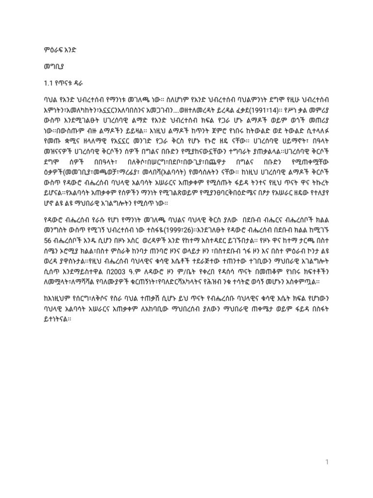 Rahel Abera Body | PDF