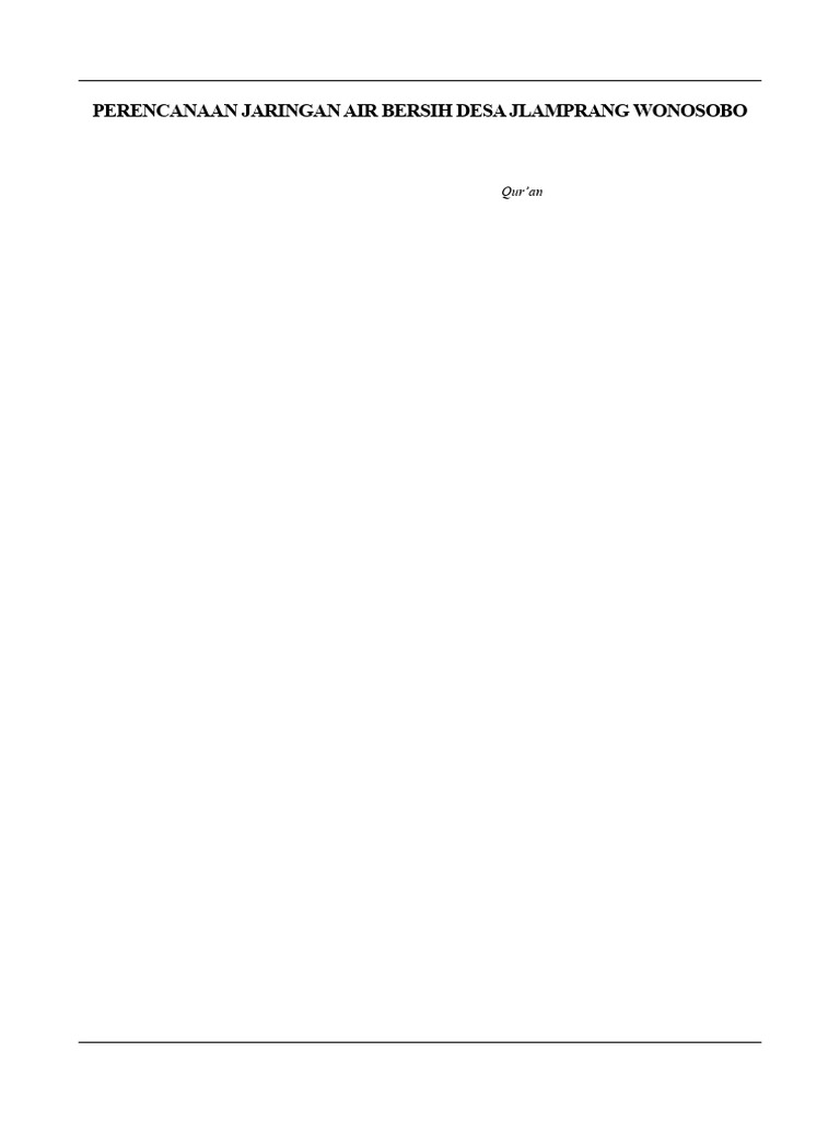 Perencanaan Disain Broncaptering | PDF