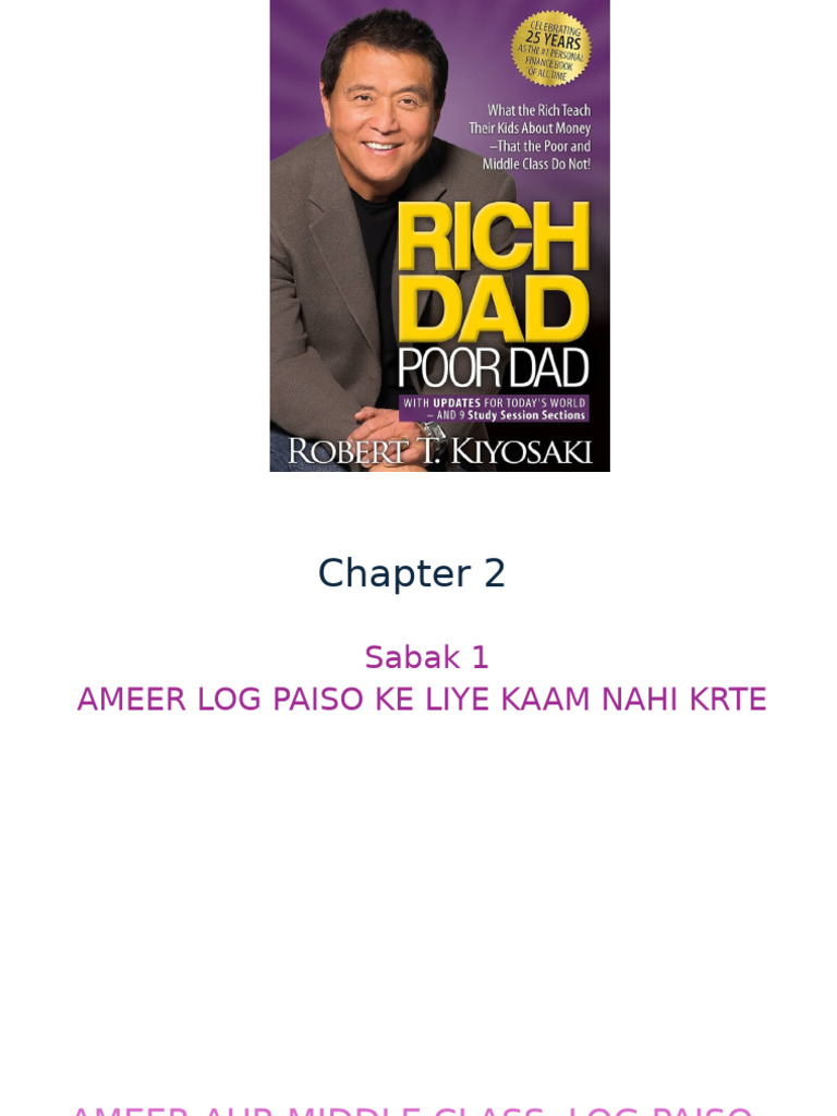 Rich Dad Poor Dad Chapter 2 | PDF
