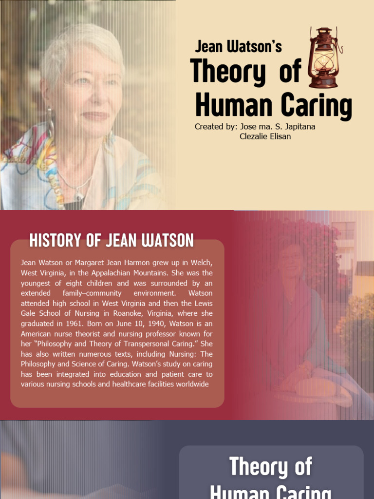 JEAN WATSON'S THEORY OF HUMAN CARING | PDF