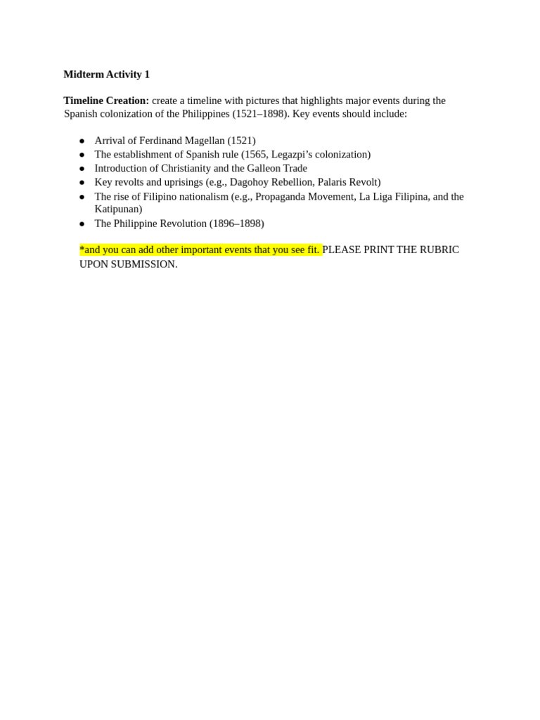 Midterm Activity 1 | PDF