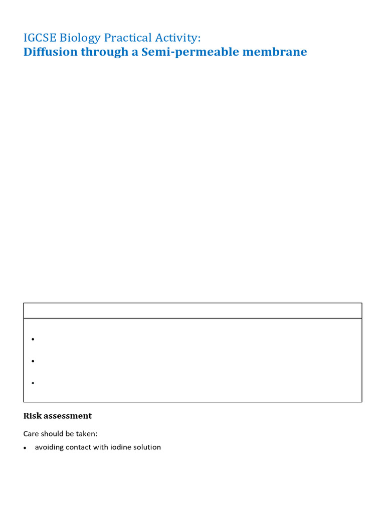 IGCSE_Biology___Diffusion_Practical_Activity | PDF