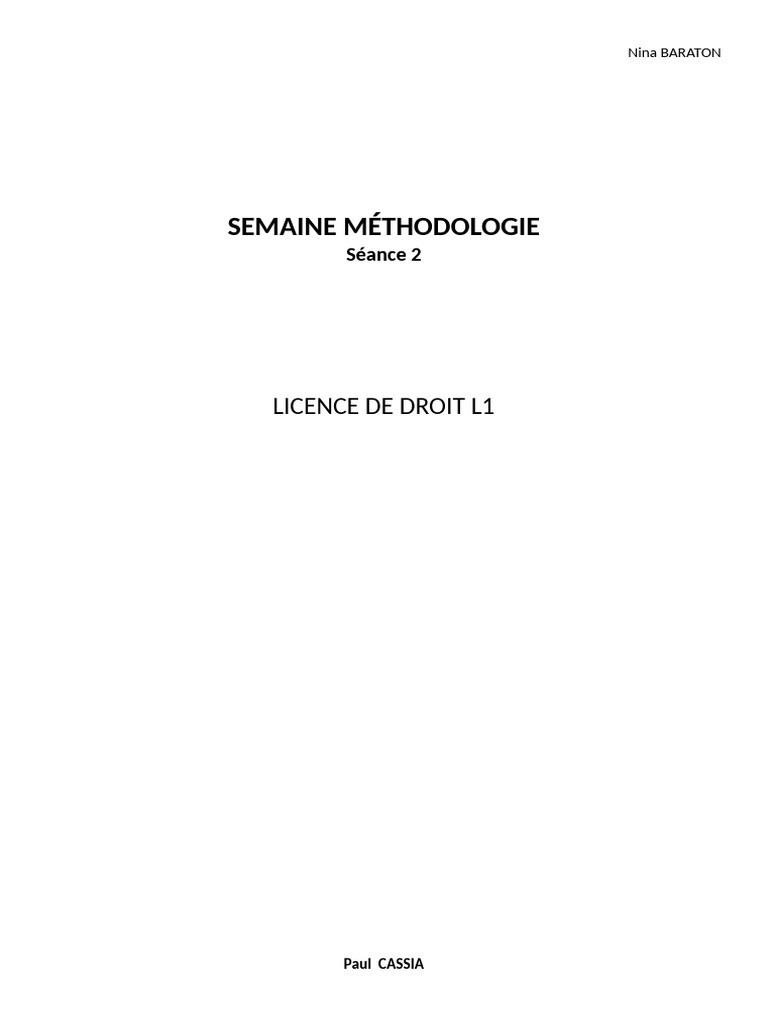 SMJ - Séance 2 | PDF