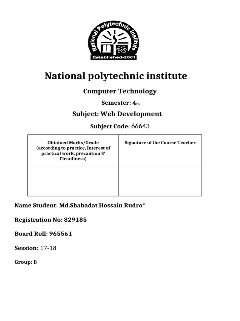 Top Sheet Web Development | PDF