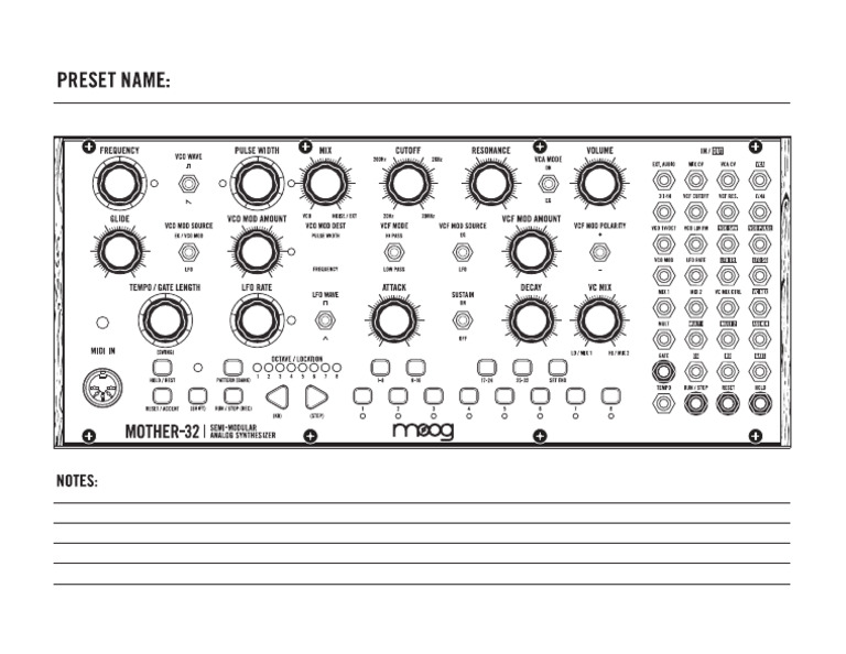 Mother 32 Blank Patch | PDF