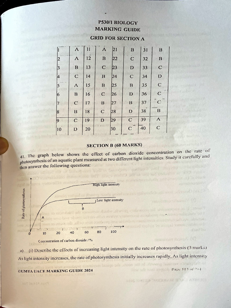 Umta Uace Bio p1, p2 and p3 Guides 2024 | PDF