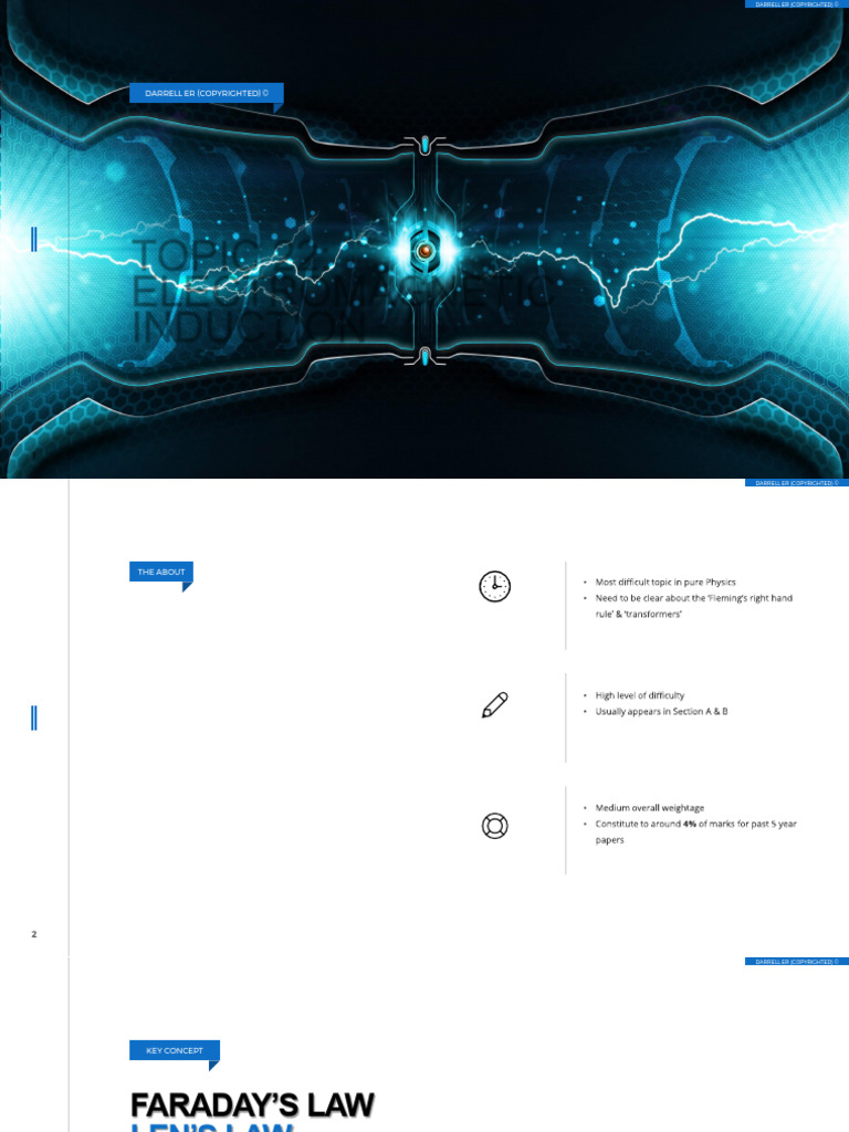 (PHY) Chapter 22 - Electromagnetic Induction | PDF