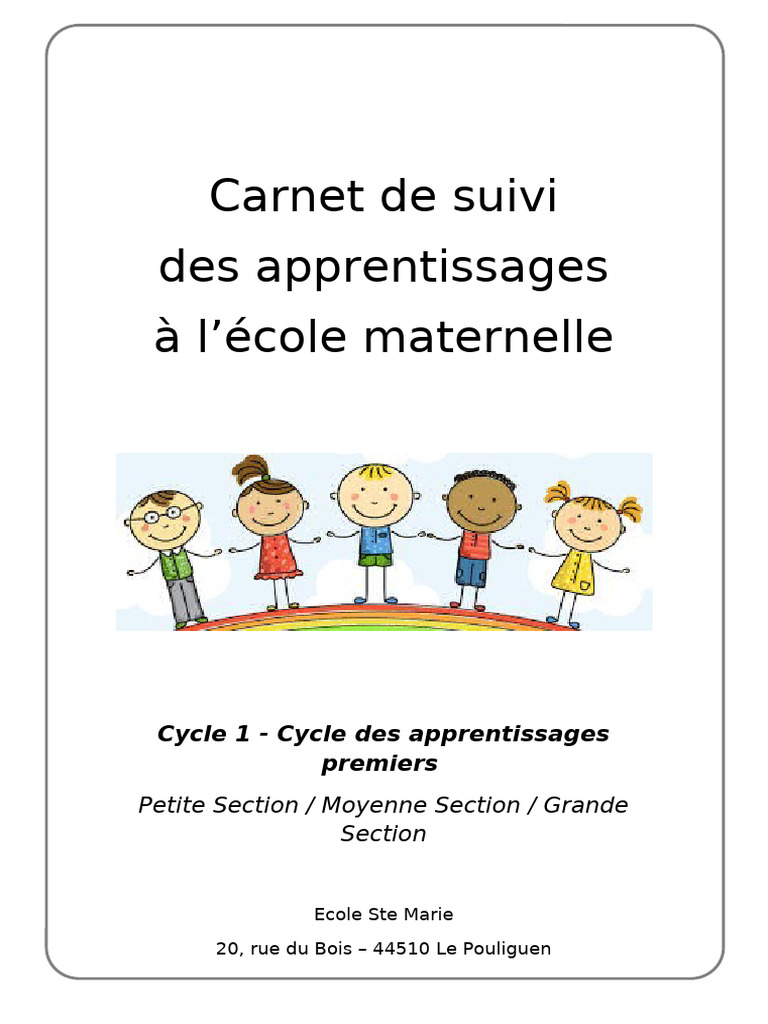 Page de Garde Carnet de Suivi | PDF
