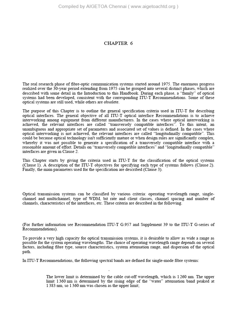 ITU-T Standards | PDF