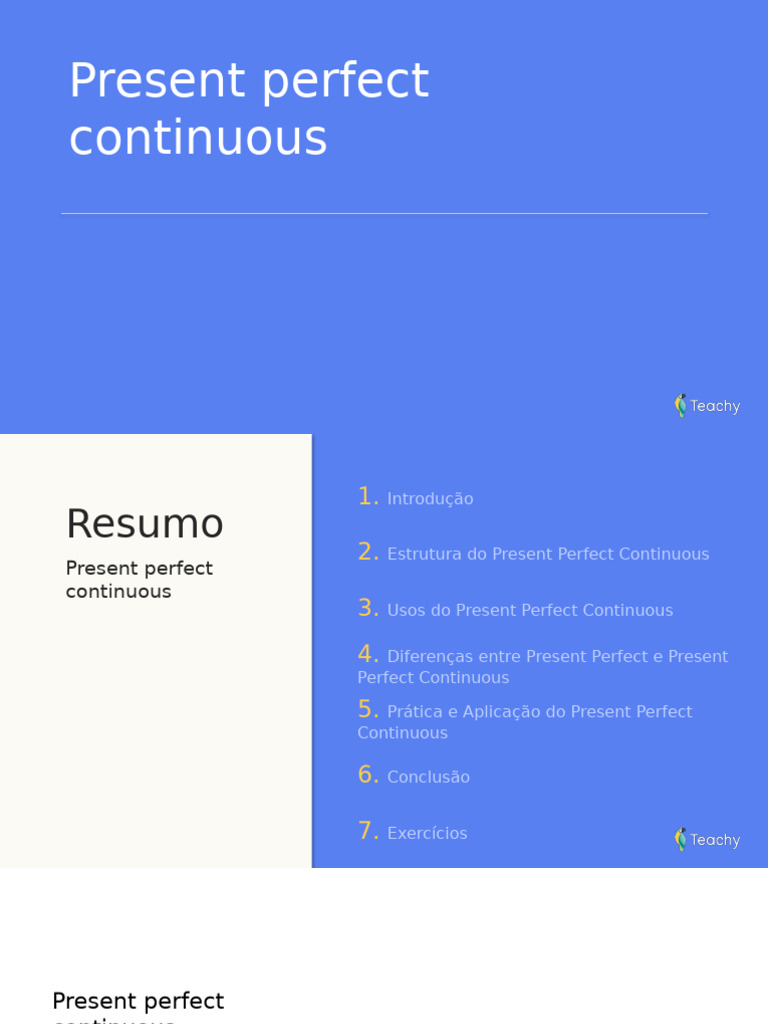 Slide Present Perfect Continuous | PDF