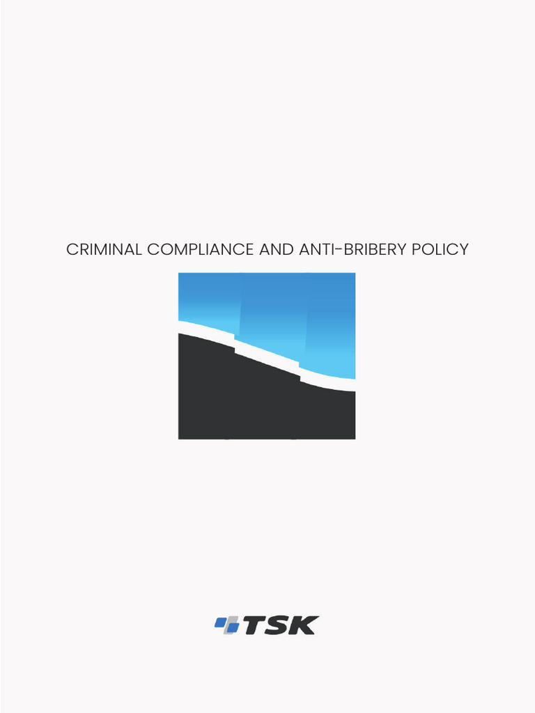 Criminal Compliance and Anti-Bribery Policy (EN) Rev.01 | PDF | Regulatory Compliance