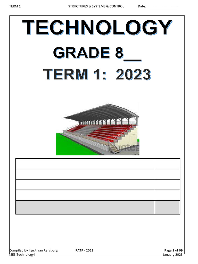GR 8 TERM 1 - LB - REVISED ATP - 2023-2024 | PDF